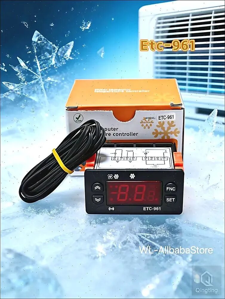 Блок управления (контроллер) ETC-961 (1 датчик) Электронный термостат контроллер холодильной камеры холодильника