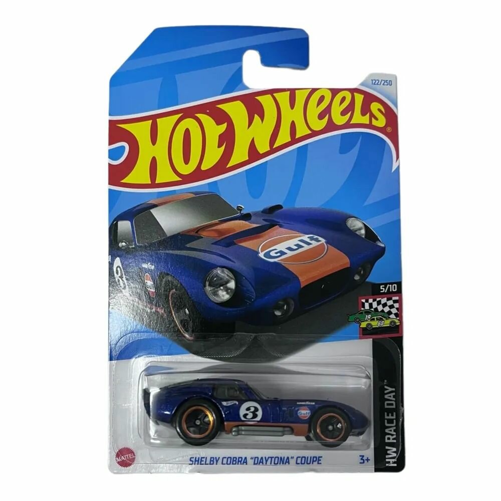 Машинка hot Wheels Shelby cobra "Daytona" coupe синий
