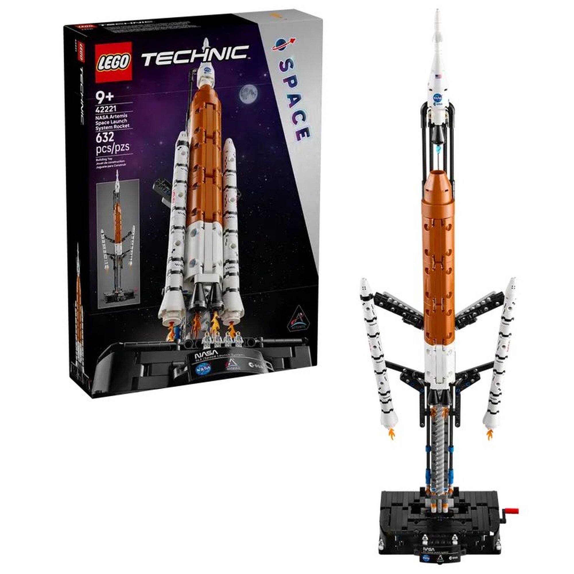 Конструктор LEGO Technic - Ракета NASA ARTEMIS SLS, 632 эл. - Лего Техник 42221