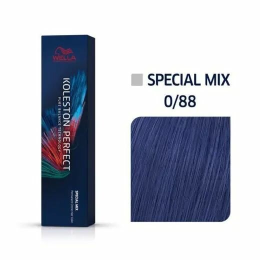 Wella Koleston Perfect ME+ 0/88 Микстон синий интенсивный Стойкая крем-краска для волос, 60 мл