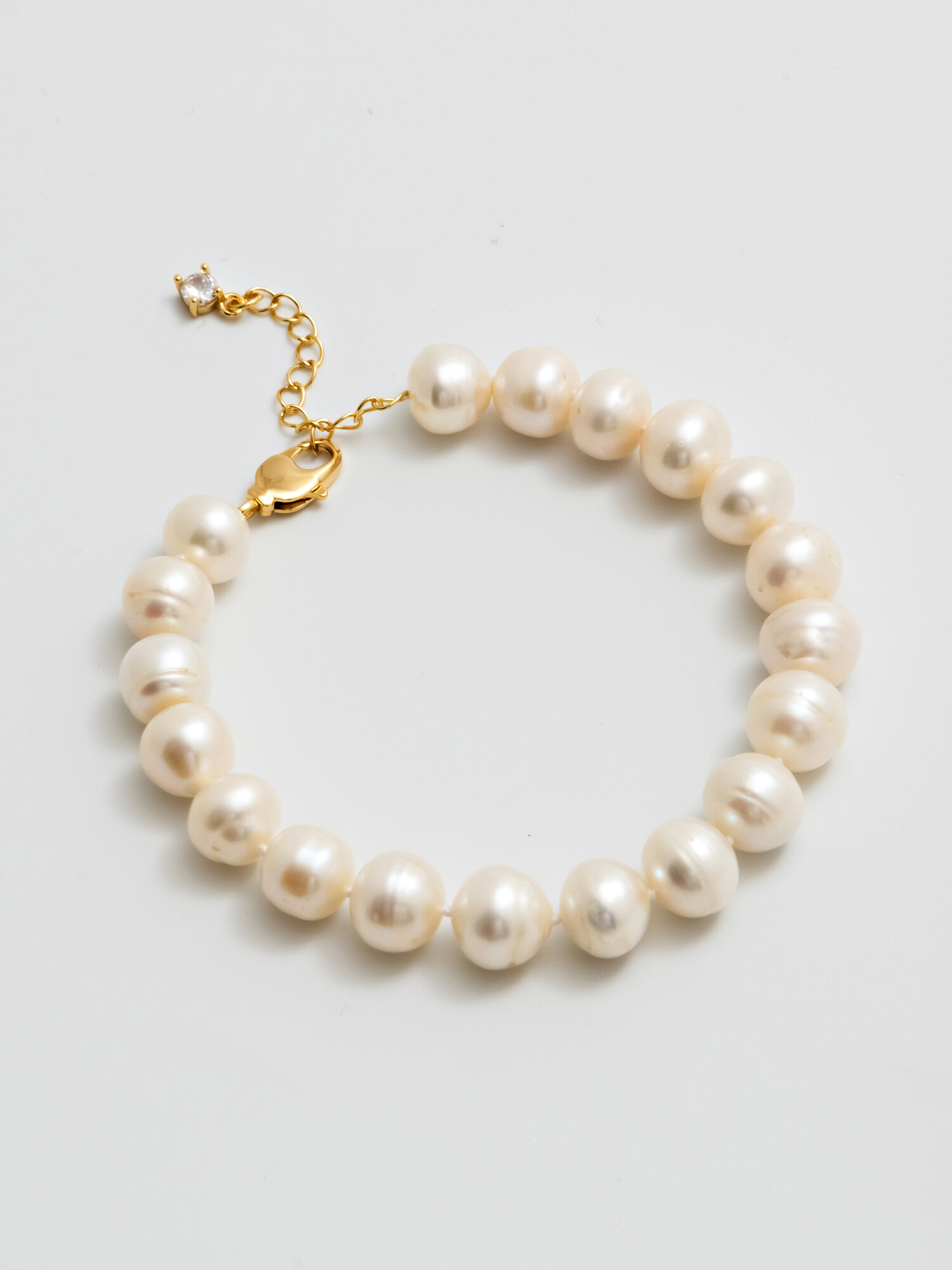 Браслет-нить, жемчуг культивированный