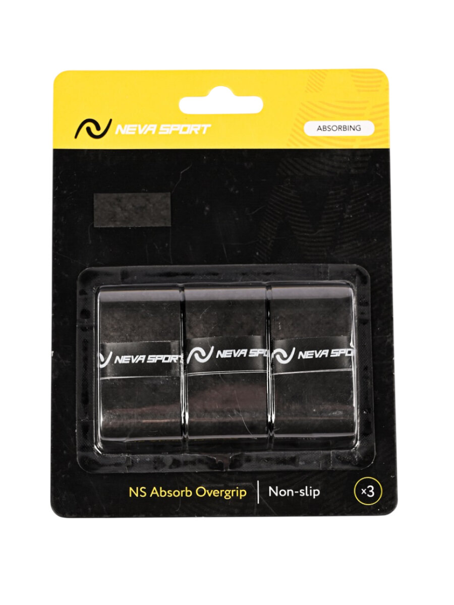 Обмотка для ручки NEVA SPORT Overgrip Absorbing UOA2 x3, Black