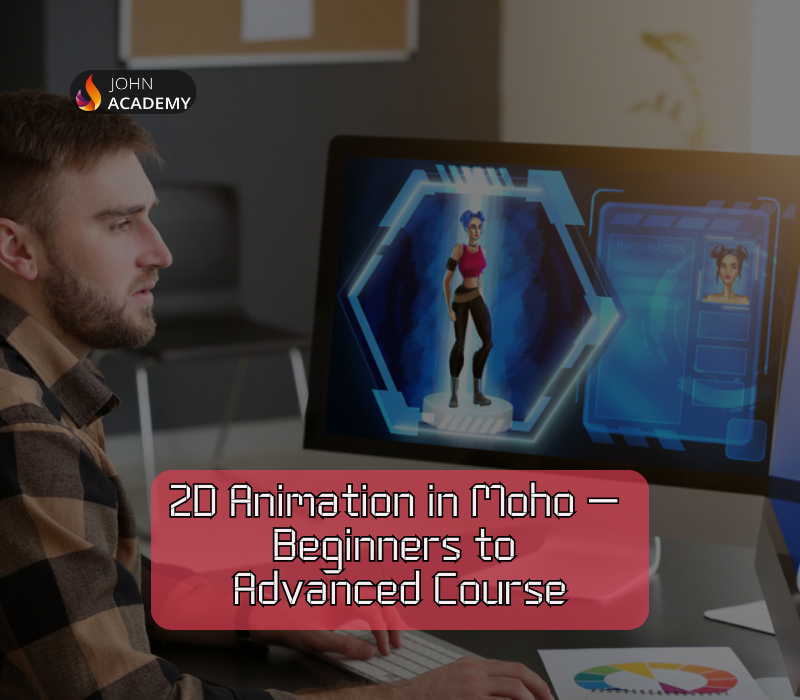 2D Animation in Moho: Complete Beginners to Advanced Course John Academy Code — фото 1