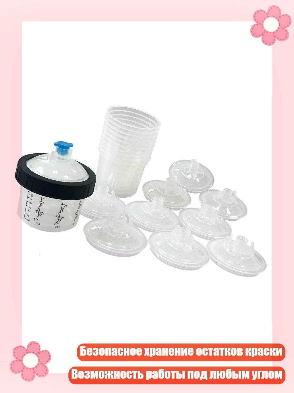 Краскораспылитель с мерной чашей, 165ml