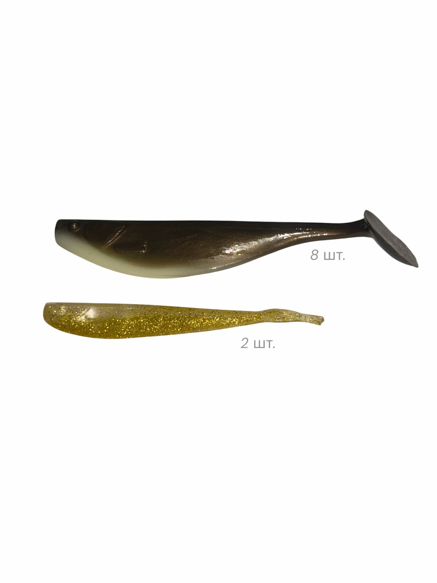 Виброхвост манс Q-PADDLER Mann's / Quantum набор 10 шт