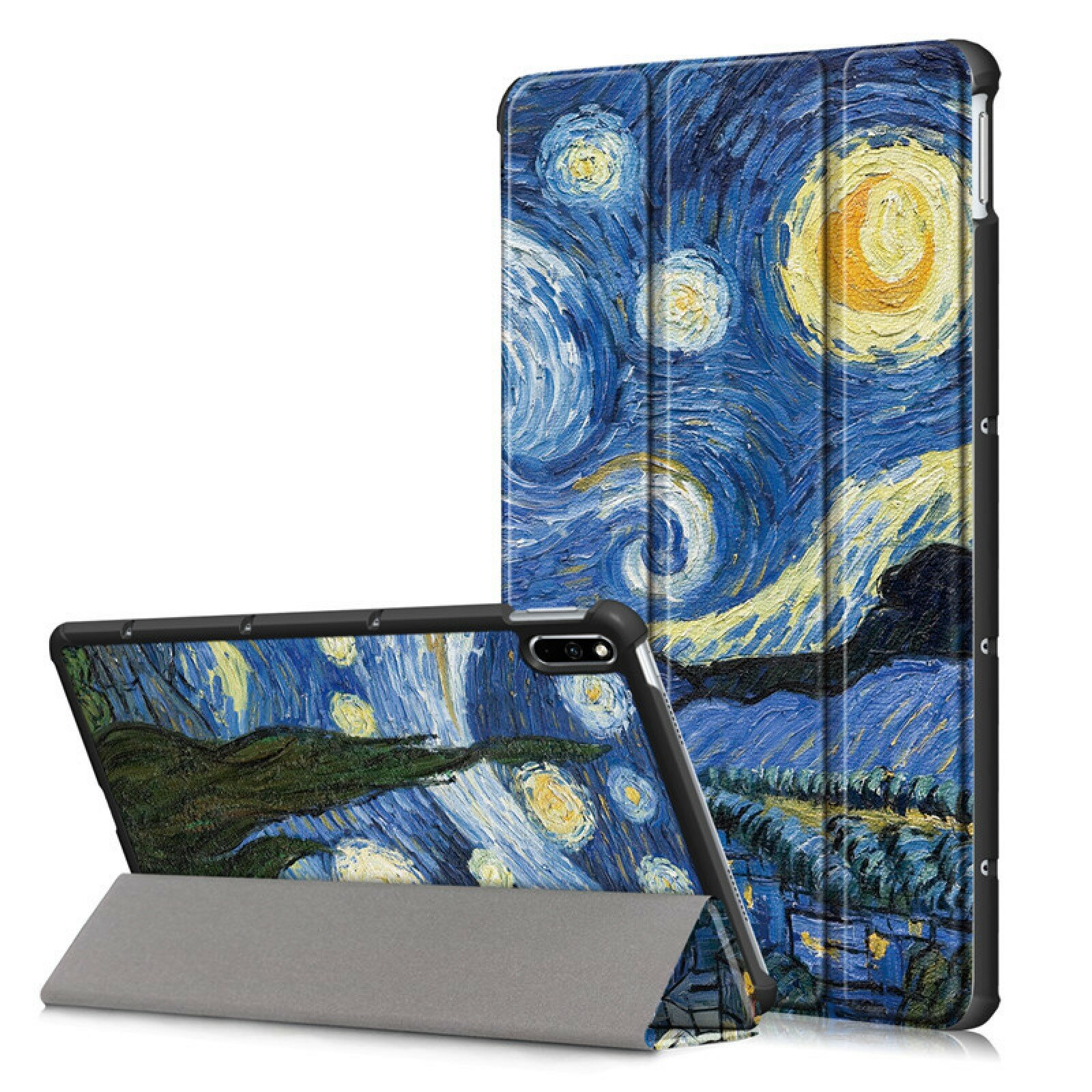 Чехол-обложка футляр MyPads для Huawei MatePad 10.4 с магнитной застежкой и художественным рисунком
