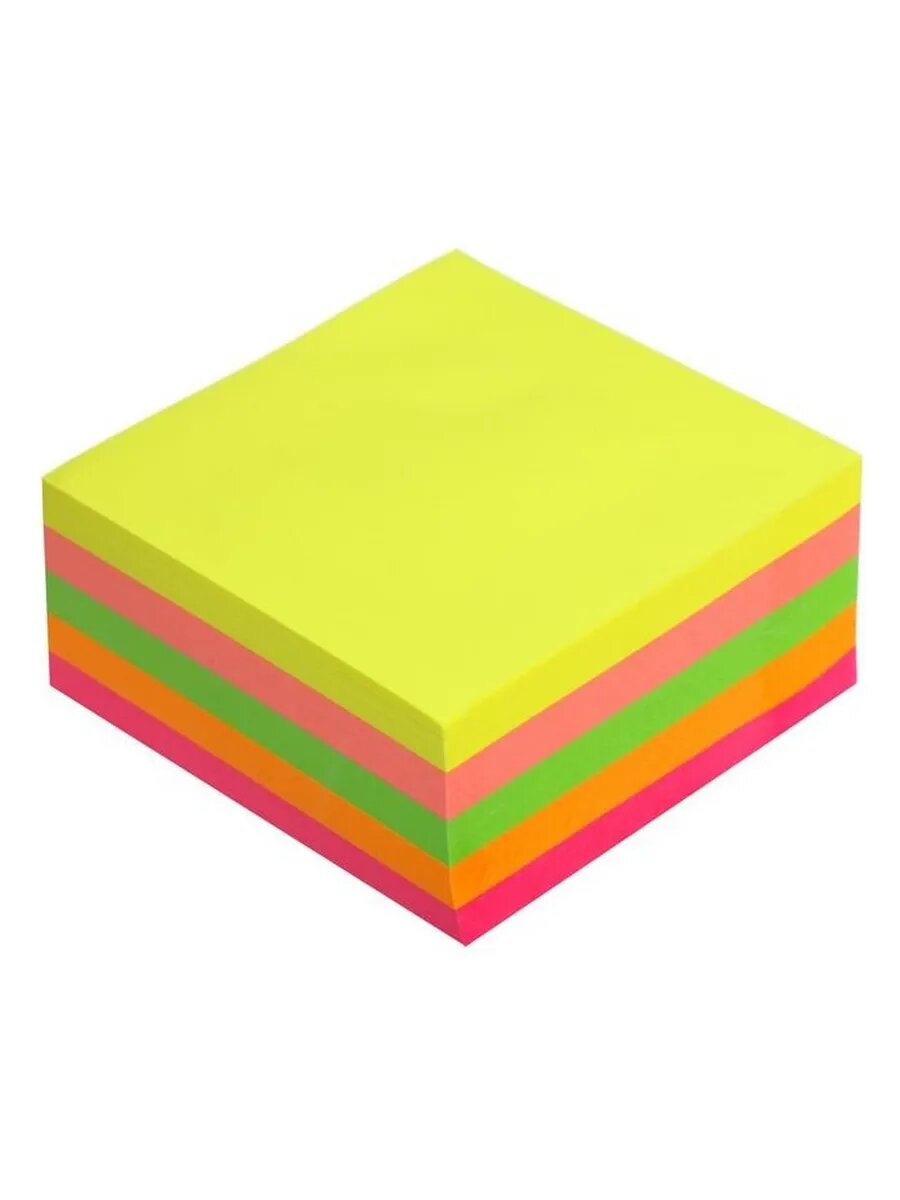 Яркие флуоресцентные стикеры с липким краем