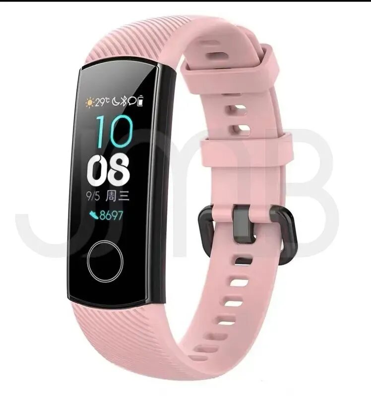 Фитнес-браслет Honor Band 5 CRS-B19S, розовый, с пульсометром, водонепроницаемый, AMOLED дисплей