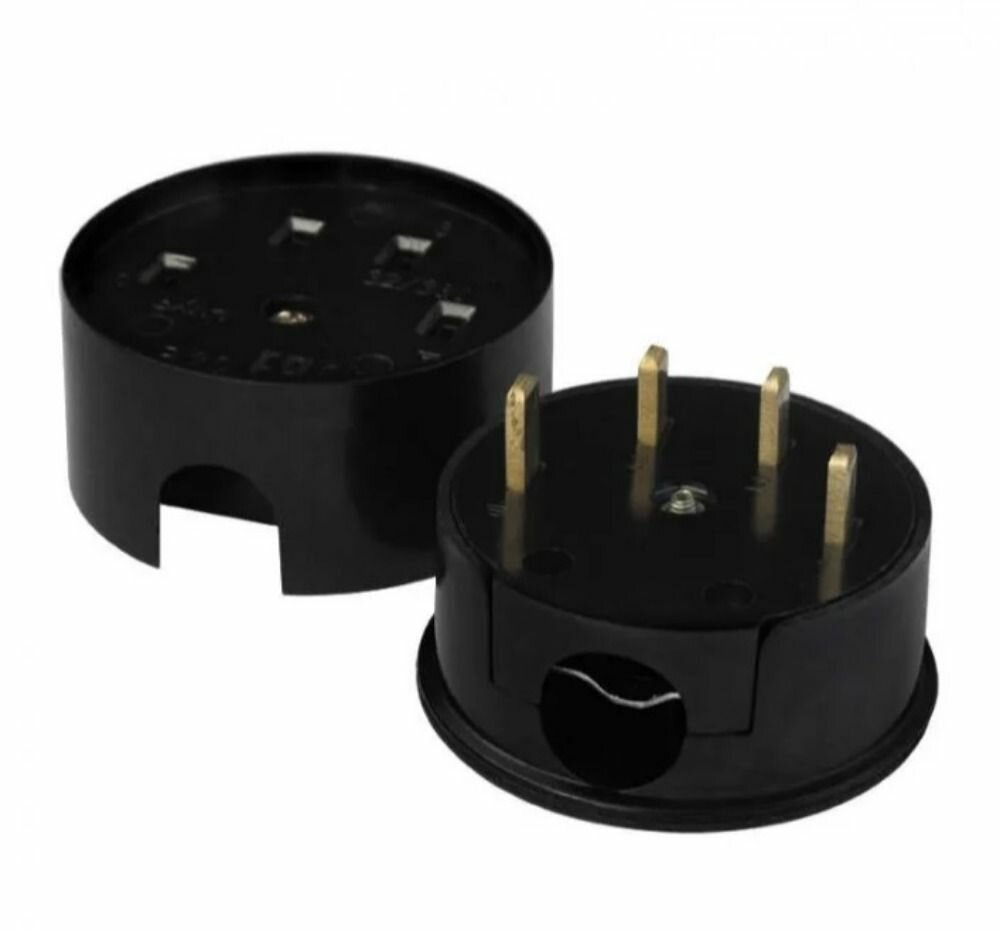 Розетка Tdm electric Разъем 3P+PE для электроплит, сила тока 32 А, напряжение 380 В, скрытая установка SQ1812-0001