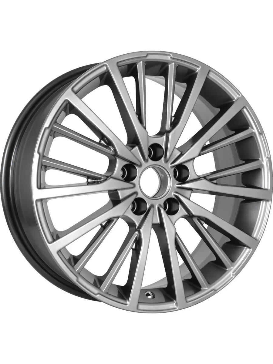 Литой диск KDW KD1740, алюминий, серый, R17, 5x114,3 ET50, D54,1