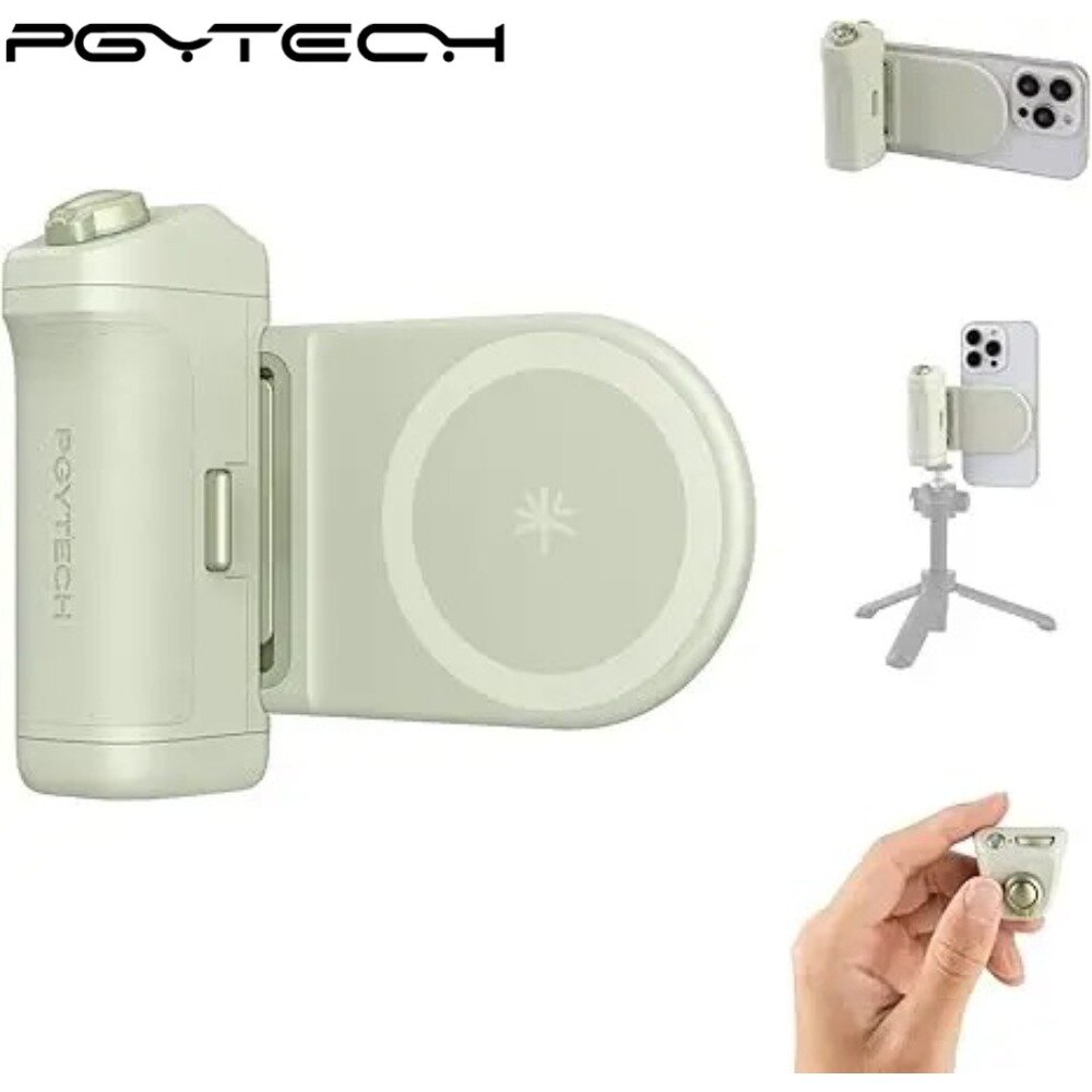 PGYTECH MagCam 2 Phone Grip Модульный комплект Bluetooth-пульта дистанционного управления 3-в-1