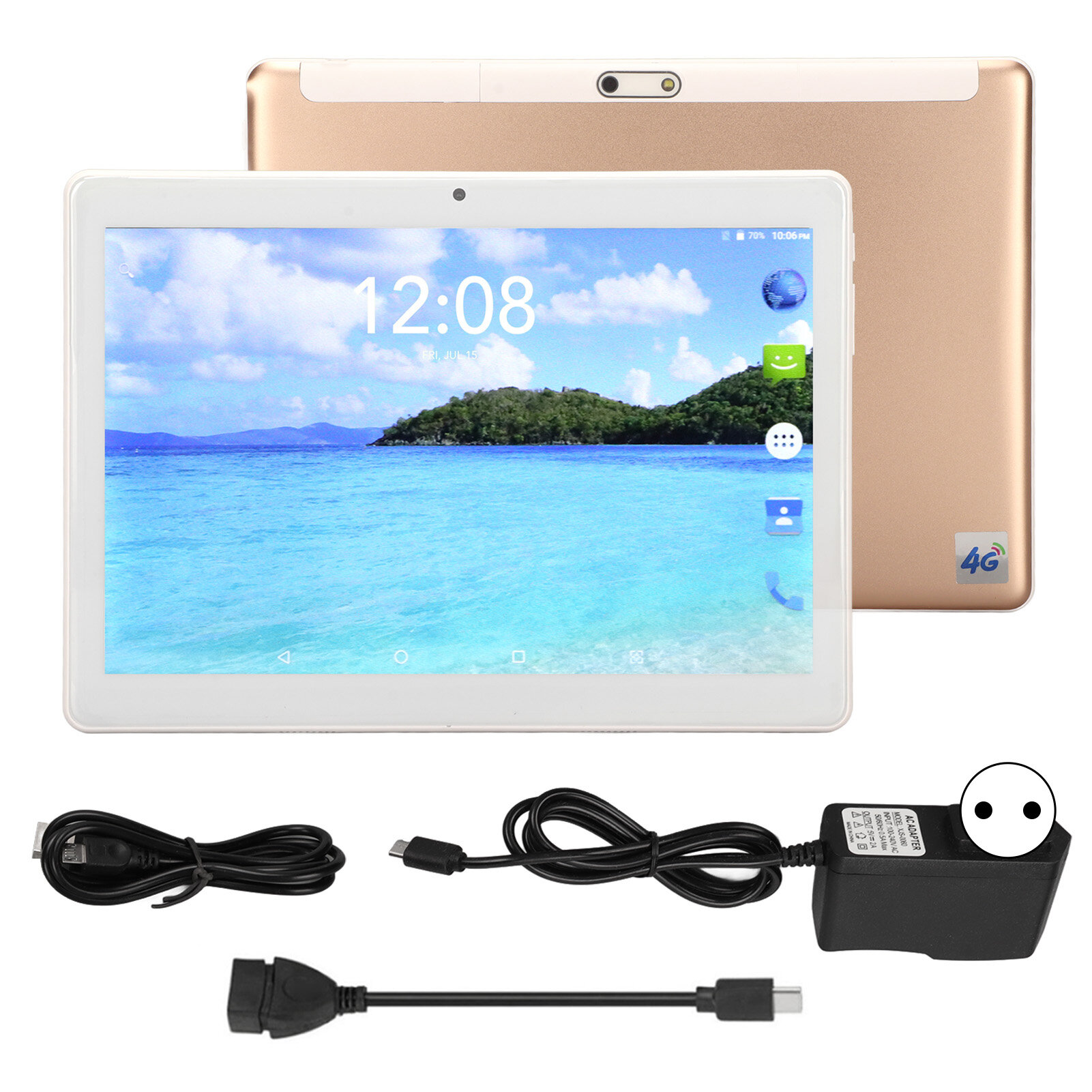 Планшет 10,1 дюйма HD, 2 ГБ ОЗУ, 32 ГБ ПЗУ, Dual Sim, Dual Standby, двойная камера, для обучения и р