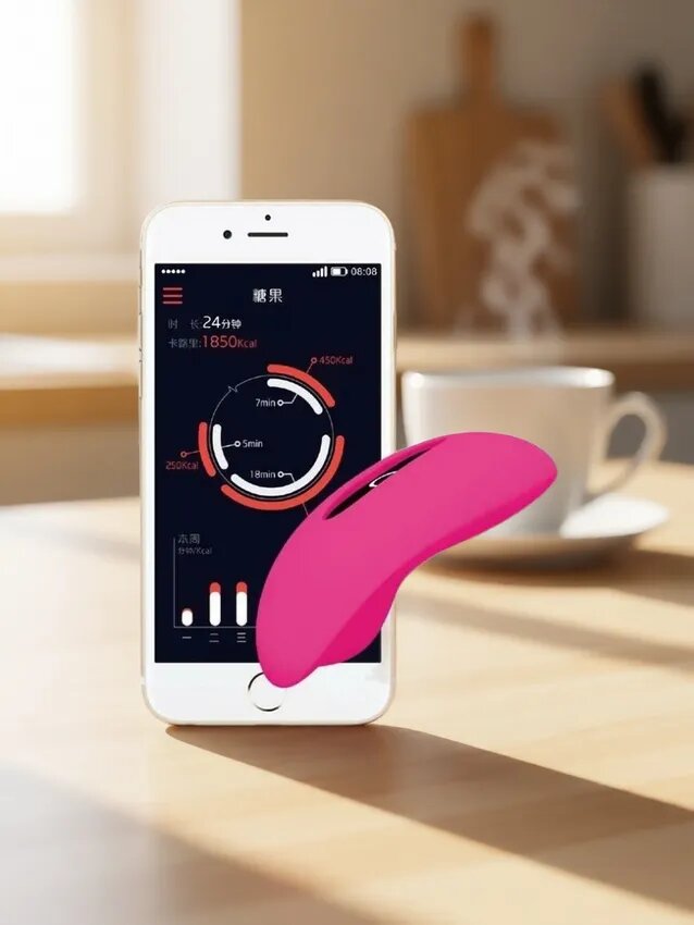 Розовый клиторальный smart-стимулятор MAGIC MOTION CANDY, розовый