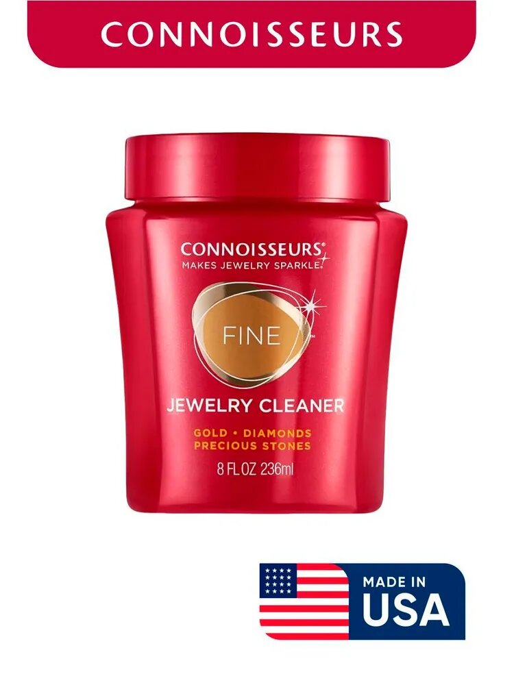 Средство для чистки ювелирных изделий CONNOISSEURS,236мл, Для золота