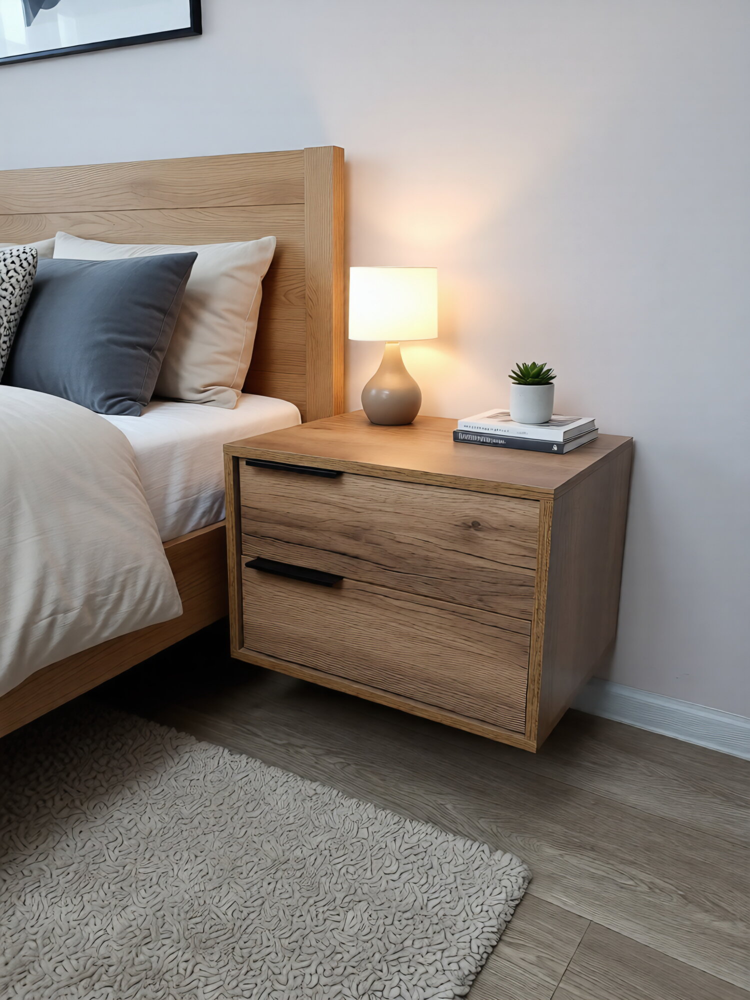 Тумба подвесная Лофт- 2 дуб делано