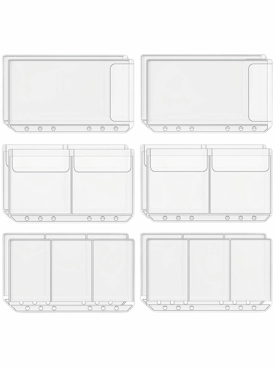 Карманы для папок формата А6, конверты для денег, кредитных карт, денег