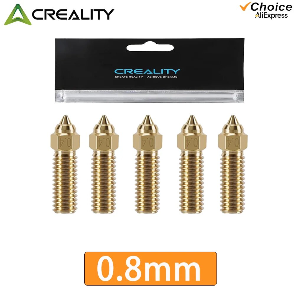 Creality Ender 3 V3 KE Набор сопел из латуни 5 шт