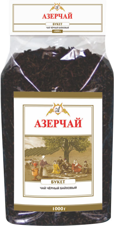 Азерчай Букет, 1000 г / Чай черный крупнолистовой, 1000 г