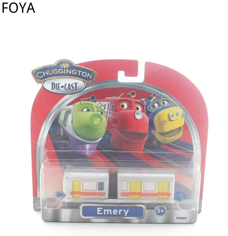 Паровоз EMERY Chuggington Die-cast #17 Эмери, металлический, для детей от 3 лет, игрушечный поезд — фото 1