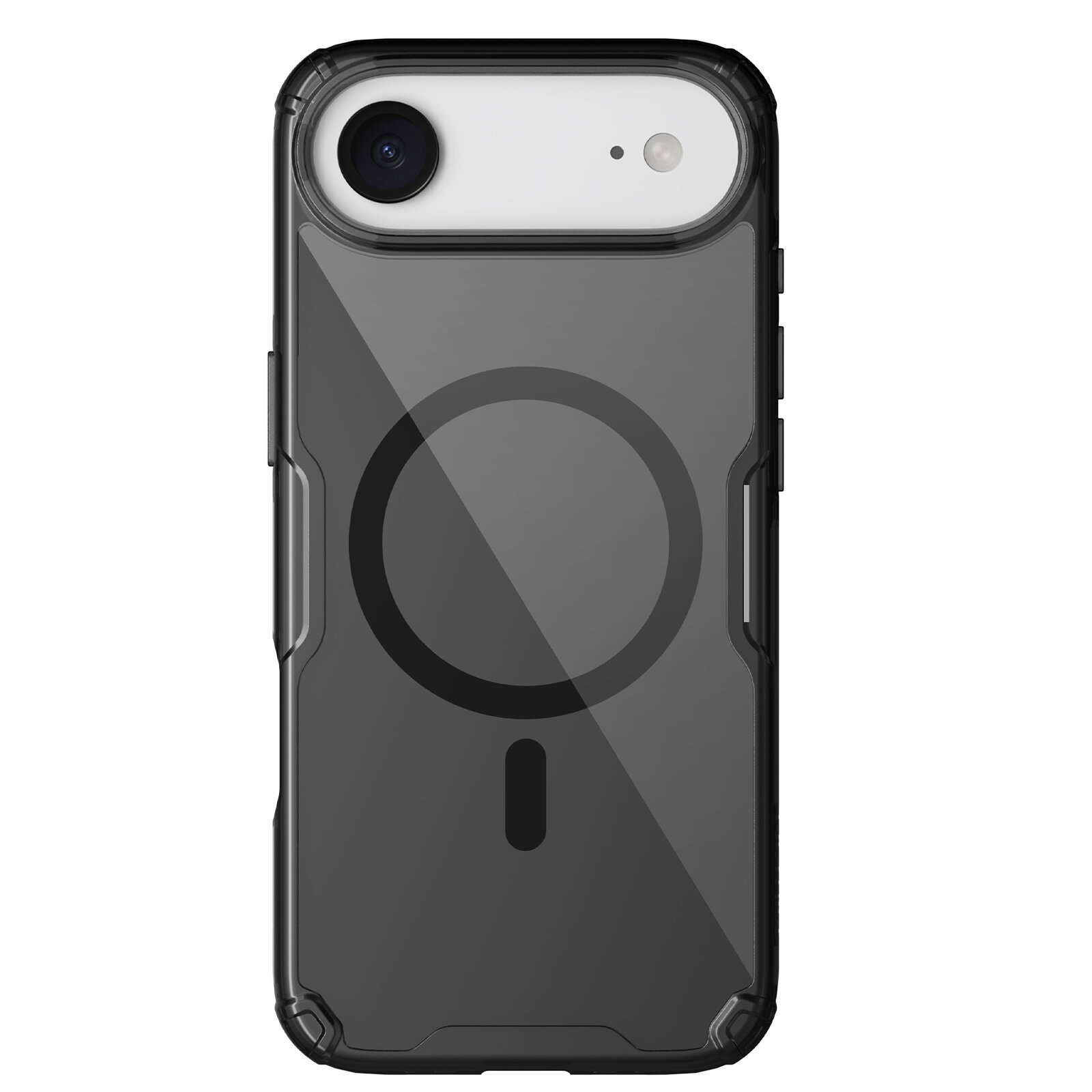 Тонированный чехол с MagSafe для iPhone Air, серия Nature TPU Pro Magnetic (Transparent Black) от Nillkin