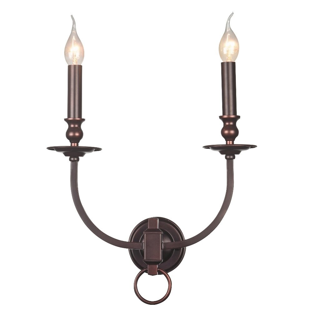 Бра Crystal Lux Suerte Brown AP2, цоколь E14, мощность 120 Вт