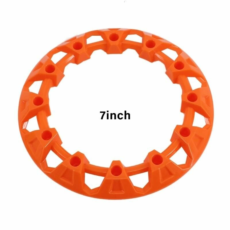 Колпаки для дисков квадроцикла, оранжевый цвет - 7 дюймов