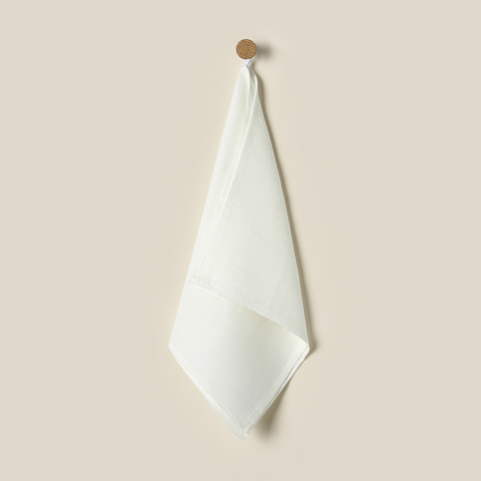 Полотенце кухонное SL HOME Facile, белое, однотонное, 40x70 см