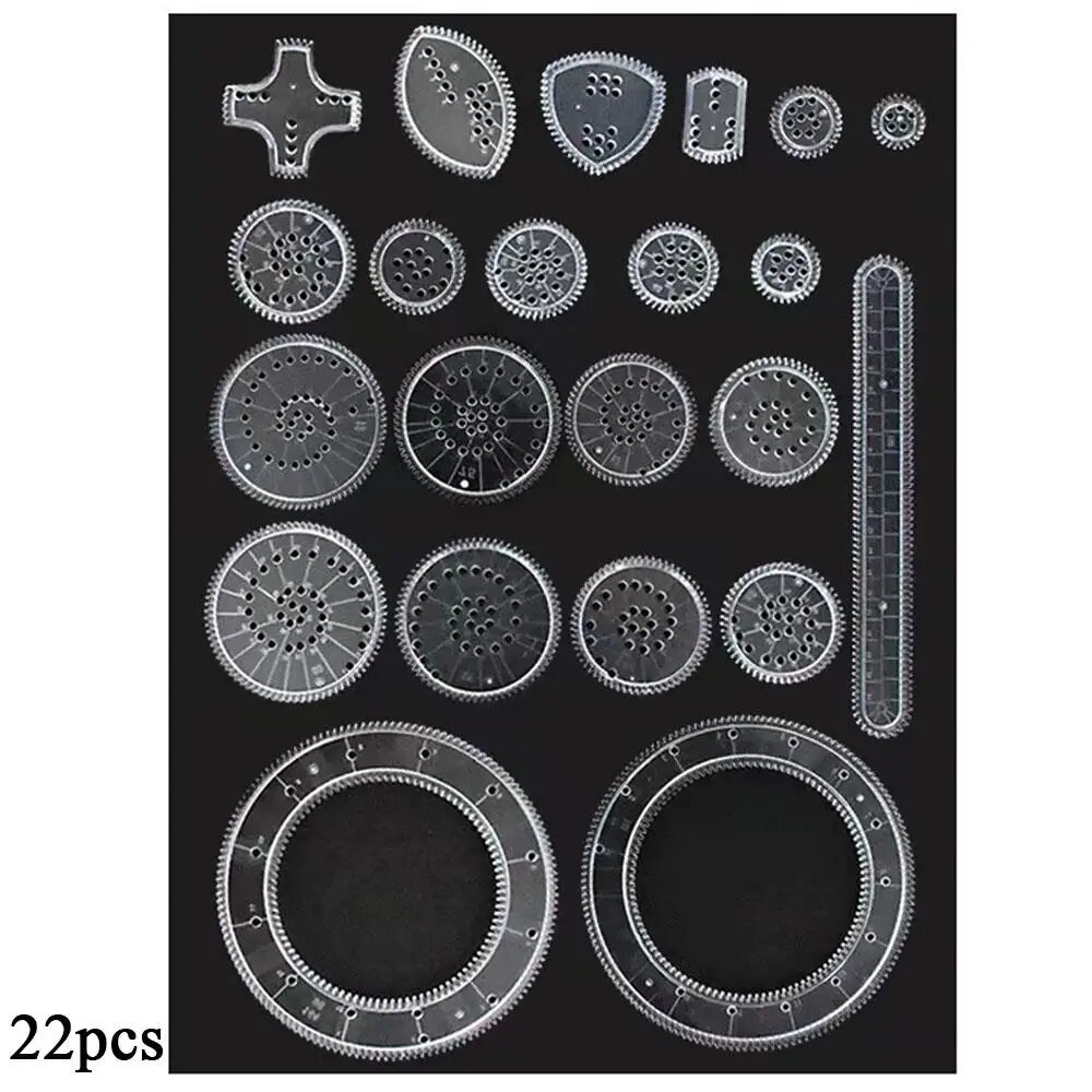 Набор для рисования Спирограф 22 шт