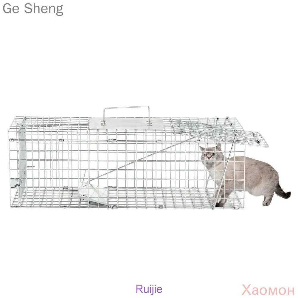 Котоловка для кошек, Клетка - ловушка, Размер600x210x180