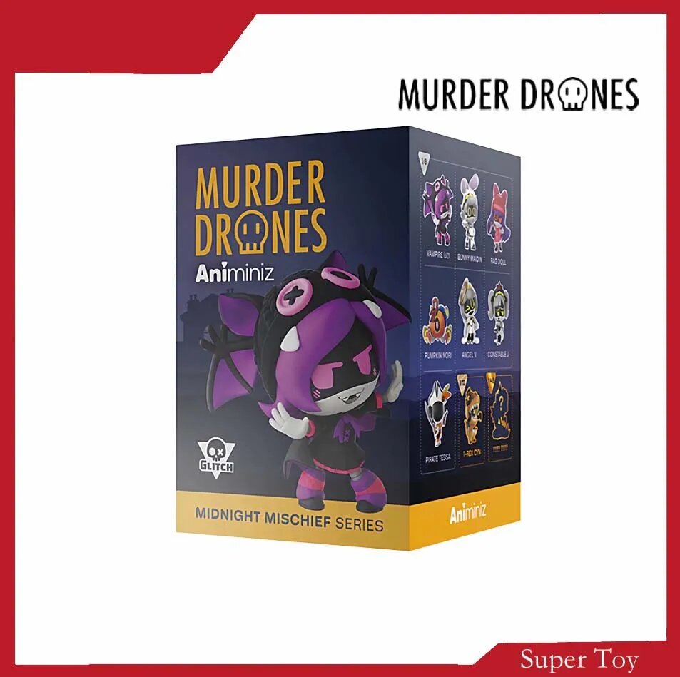 100% Genuine Murder Drones, небольшие скульптуры, игровые коллекционные фигурки IP.(Animatez)