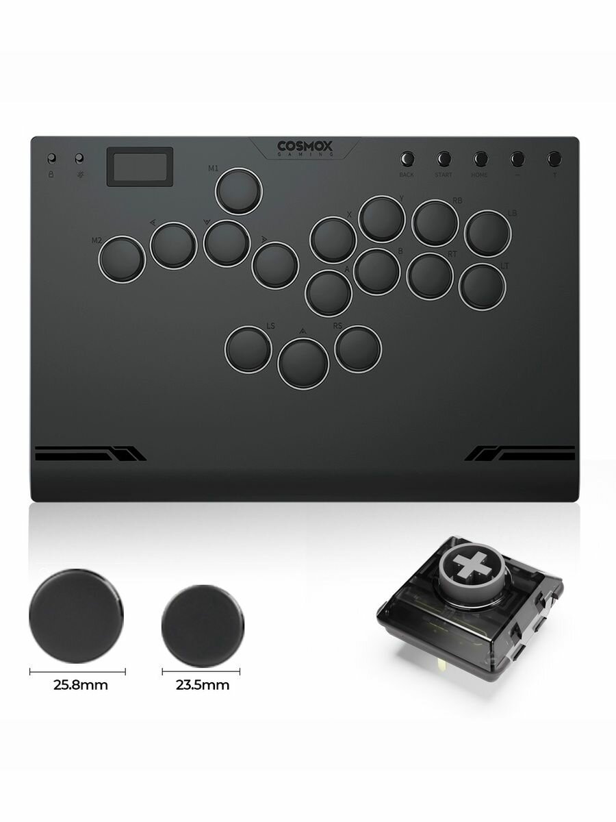 Haute42 безрычажный контроллер Hitbox для ПК/PS4/PS5/Steam M Ultra Gen 2 Black