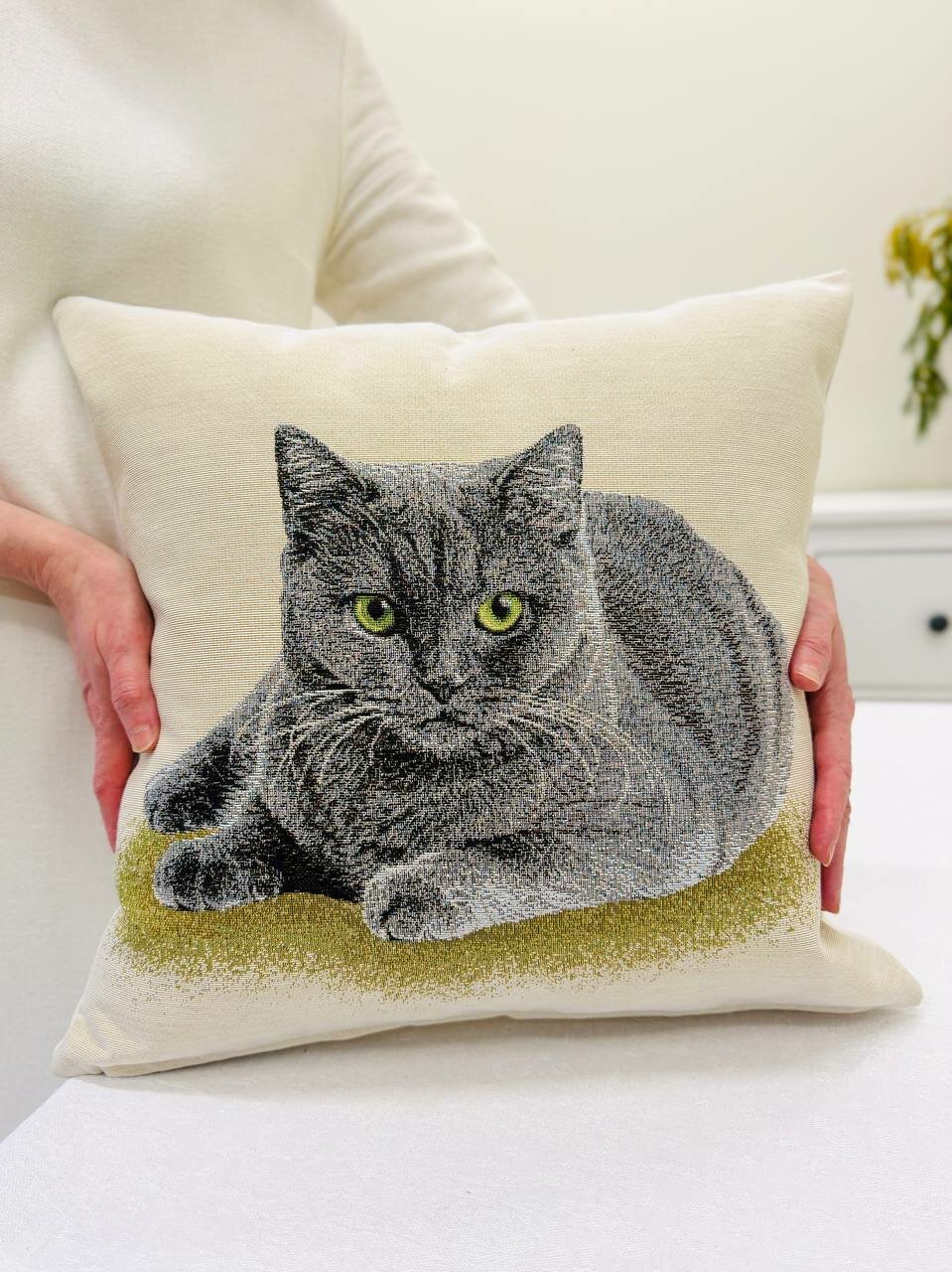 Наволочка гобеленовая Le Gobelin Британ 45х45 см