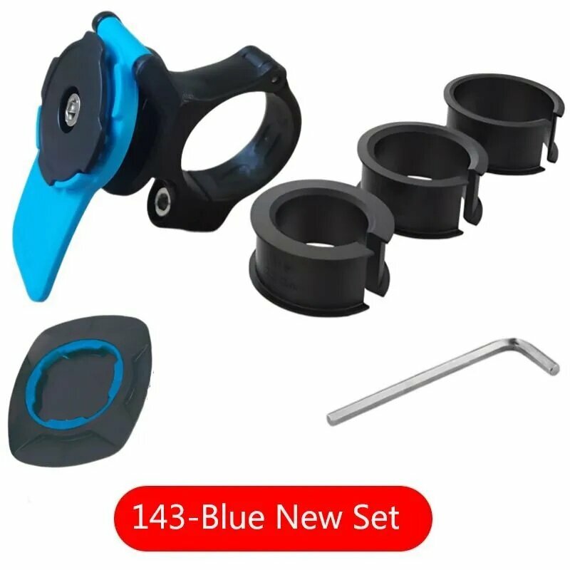 Quad Lock Антивибрационный Держатель для Телефона на Руль Мотоцикла с Демпфером - Универсальный Кронштейн для iPhone и Android, Велосипедный Замок (Защита от Вибрации 90%)