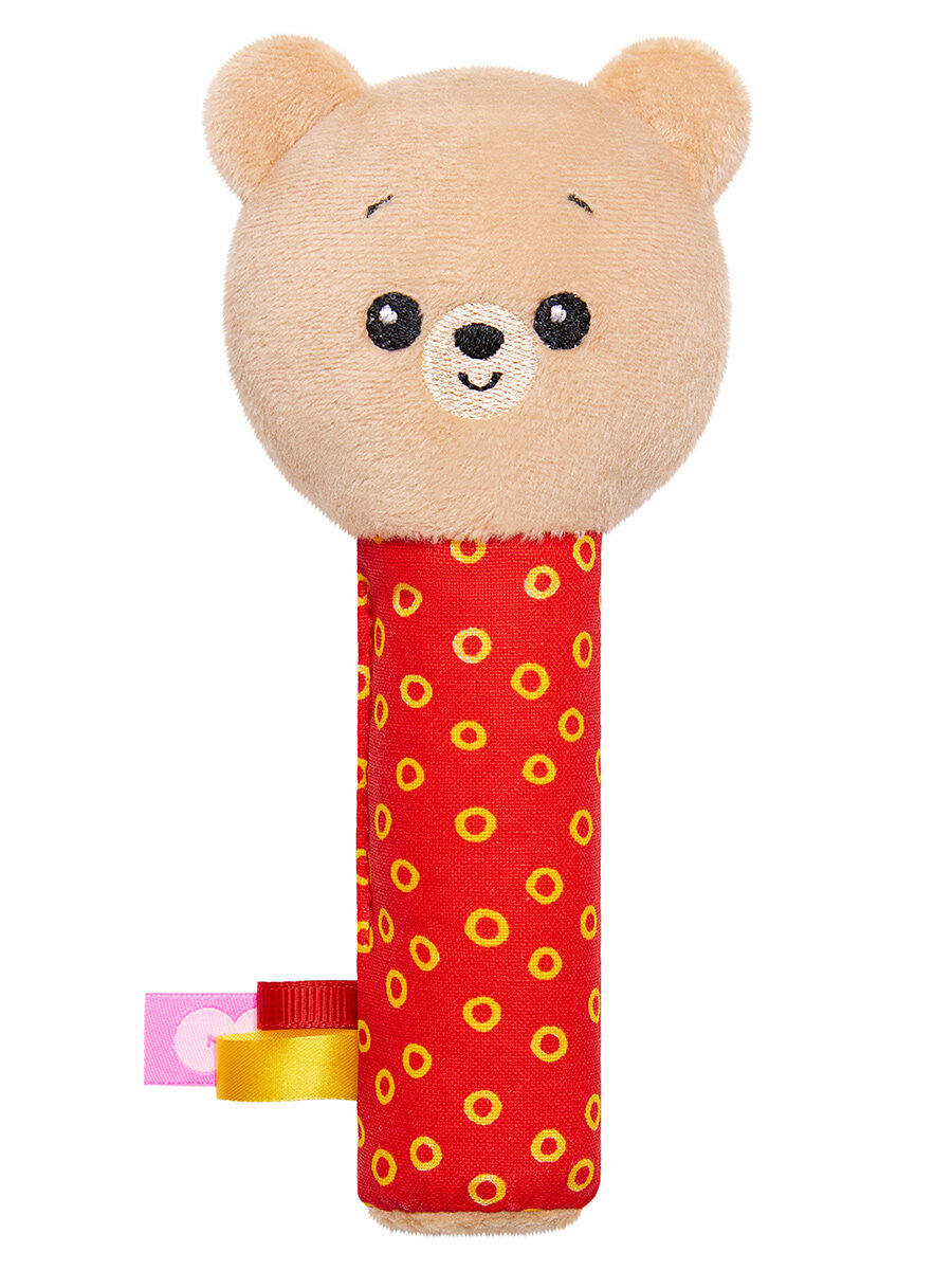 Мякиши Игрушка-пищалка Мишка Барни 15,5 см 594 с рождения
