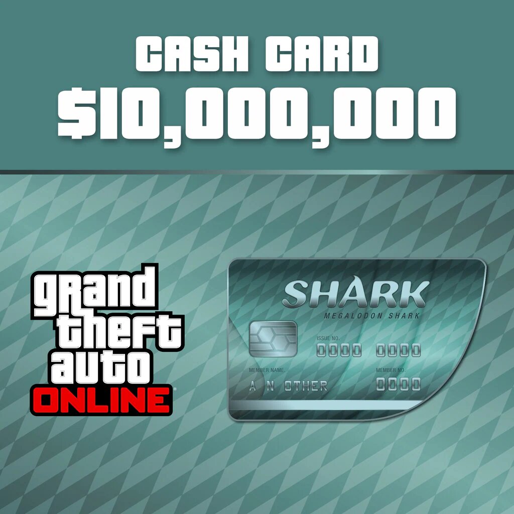 Дополнение GTA Online: Megalodon Shark Cash Card (PS5), цифровое издание PlayStation 5, регион Индия / код пополнения баланса