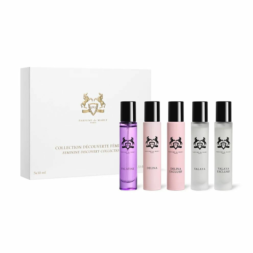 Parfums de marly collection feminine Женский парфюмерный набор 5 х 10 мл