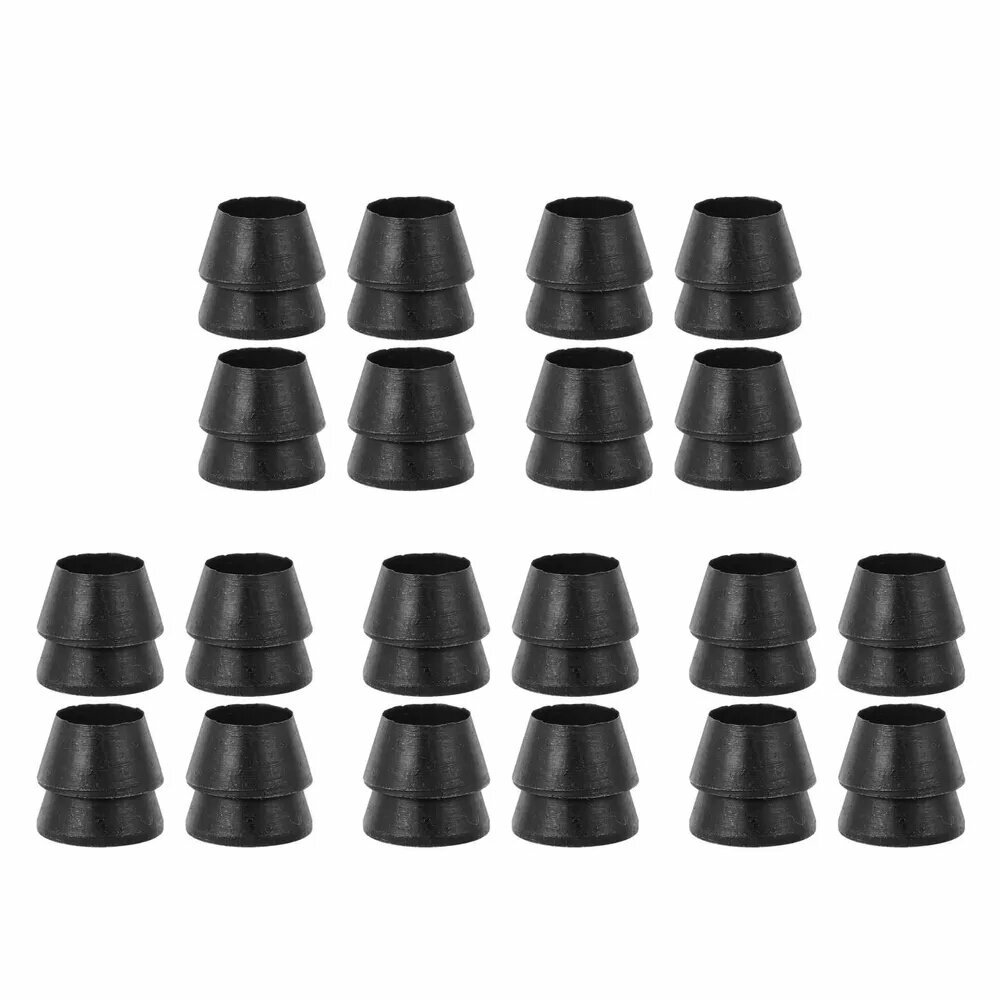 Металлические клинья для топора из среднеуглеродистой стали в наборе 20 штук, чёрные, для обслуживания топоров