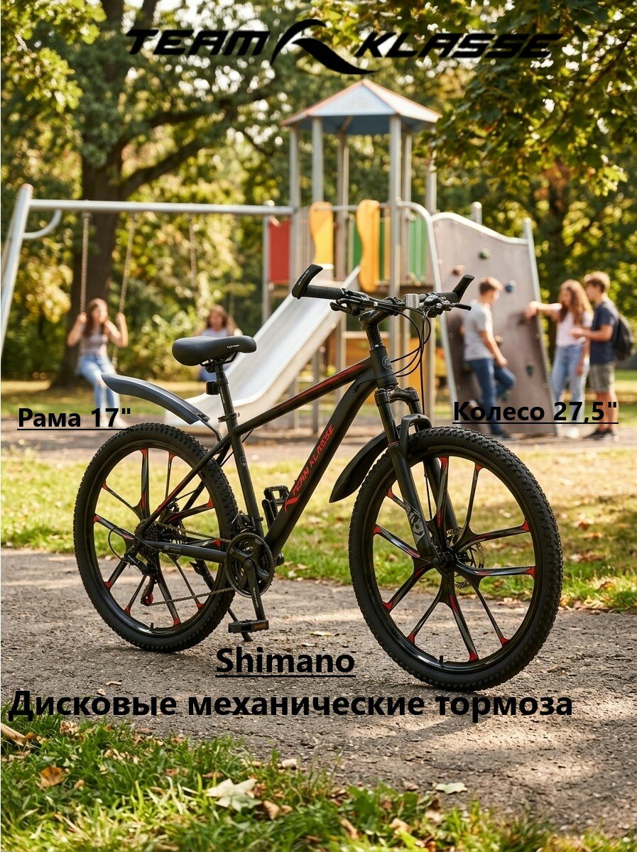 Велосипед Team Klasse TB-11-A, горный, 21 скорость, 17 дюймов