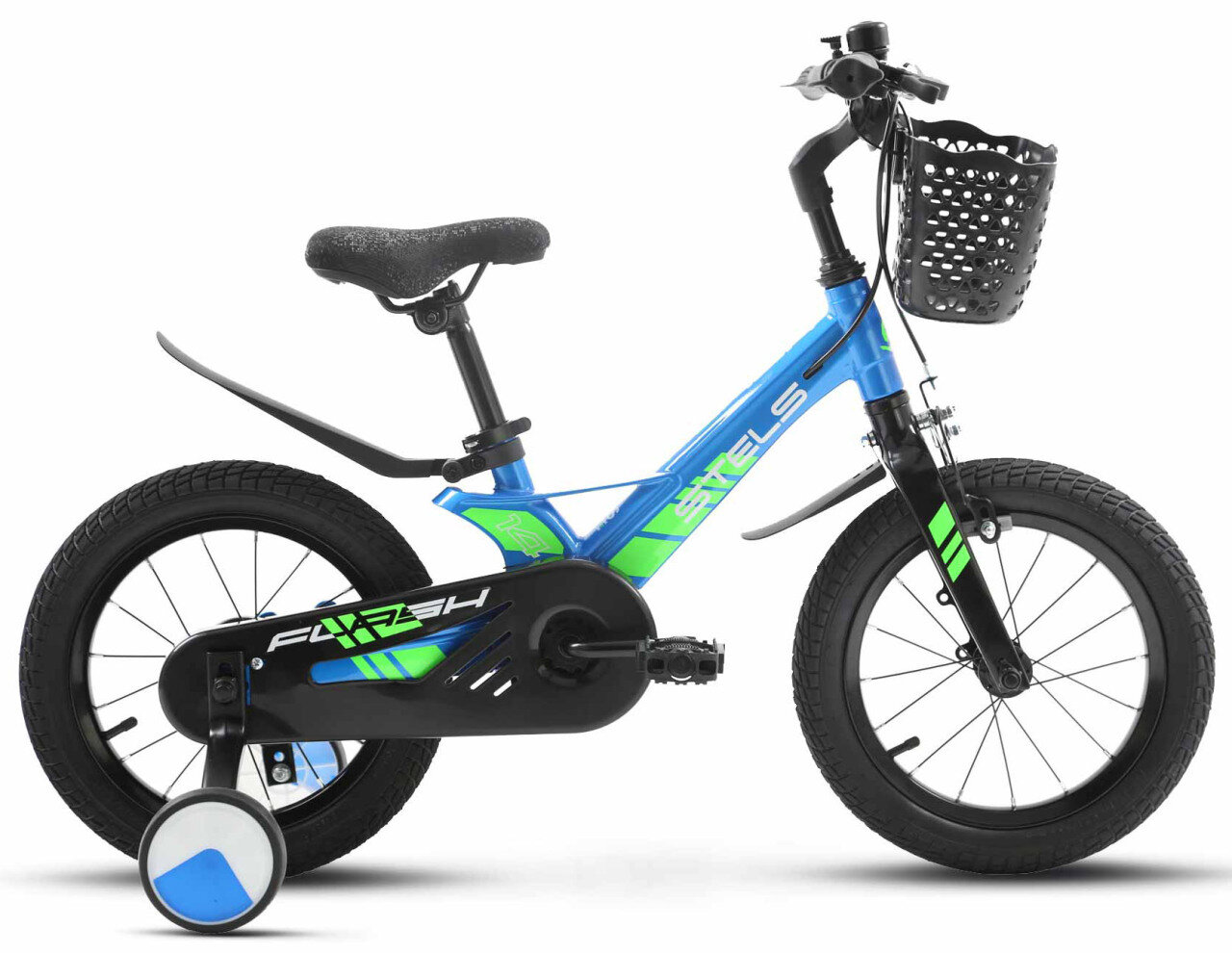 Детский велосипед Stels Flash KB 14" Z010 (2025) 14 Синий (90-110 см)