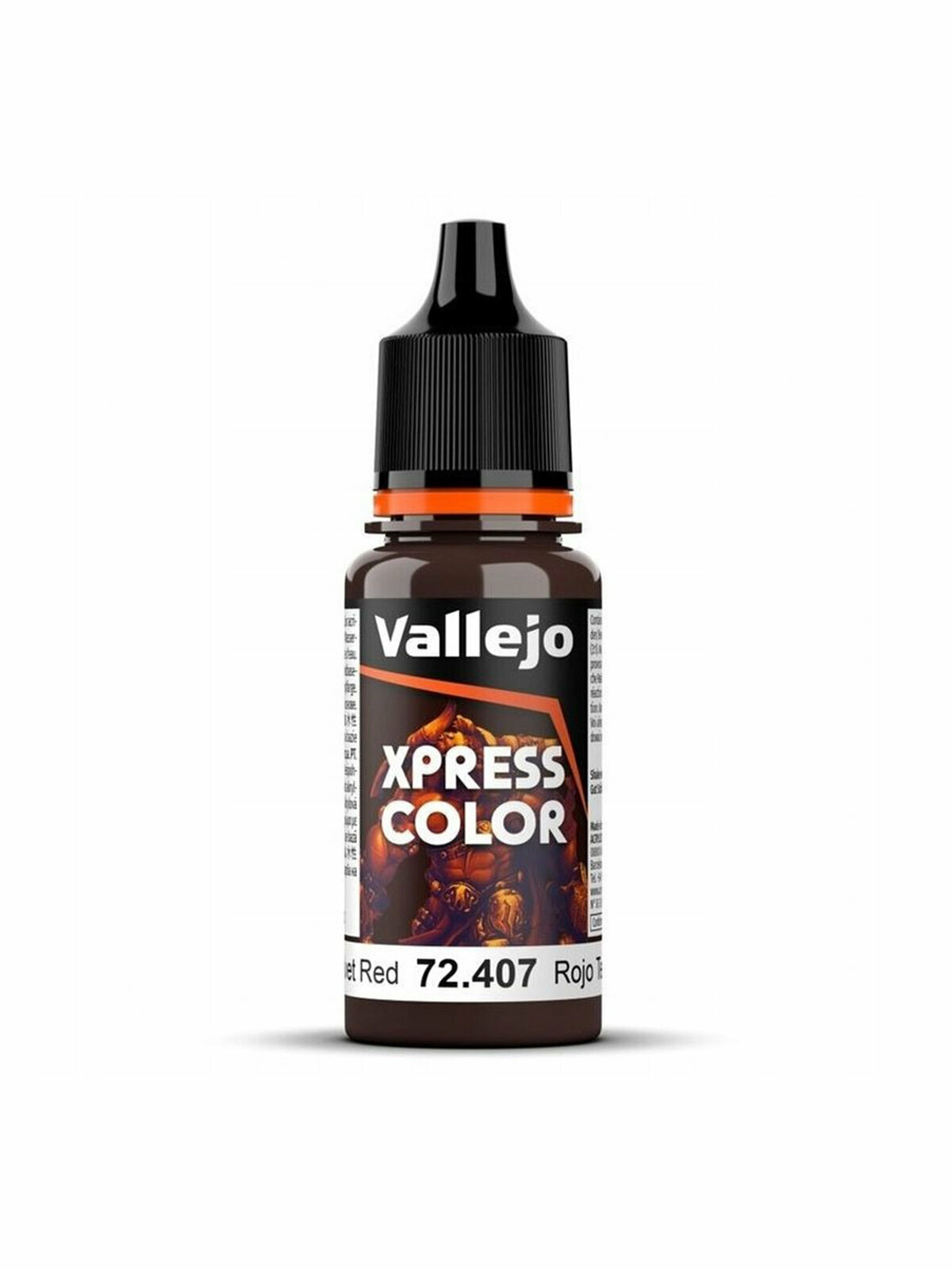 Краска акриловая Vallejo серии Xpress Color - Velvet Red 72407, 18 мл