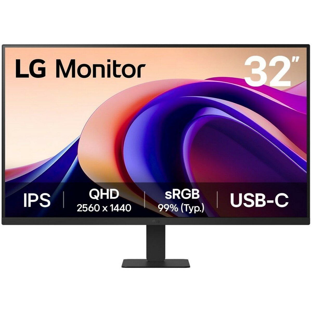 Монитор 31.5" LG 32U631A-B уц-1 IPS, 2560x1440, 100Hz, 5ms, 250сd/m, 1000:1, HDR10 | HDMI(2.0), Type-C(PD-15W) | ExPSU, Vesa 100, Black