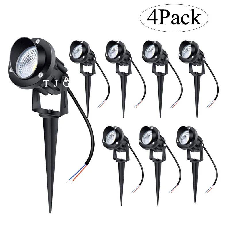 Светодиодный прожектор 5W Warm white 3000K DC12V Spike