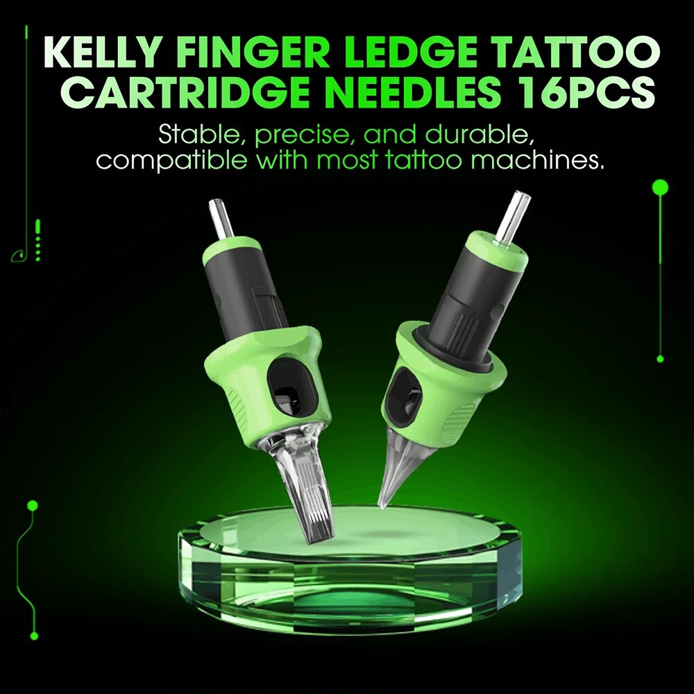 Иглы для татуировок INKin Kelly Finger Ledge, 12, 0.35MM
