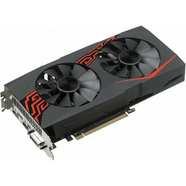 Видеокарта БУ AMD 04096Mb RX570 (ASUS EX-RX570-O4G)