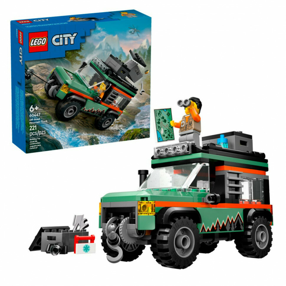 Конструктор LEGO City 60447 Внедорожный горный грузовик