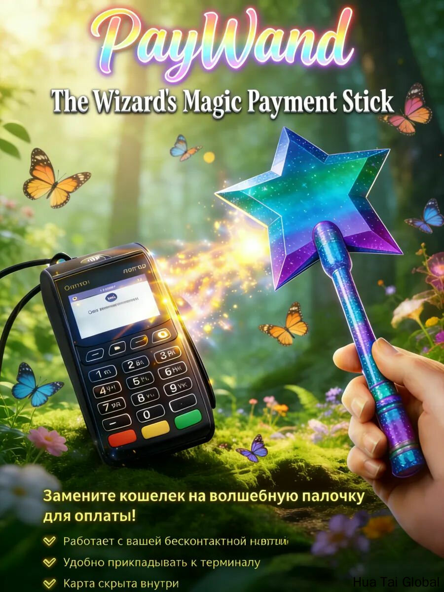 Волшебная палочка для оплаты PayWand, бесконтактная, замена кошелька