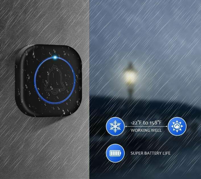 Звонок беспроводной дверной уличный/дверной звонок беспроводной