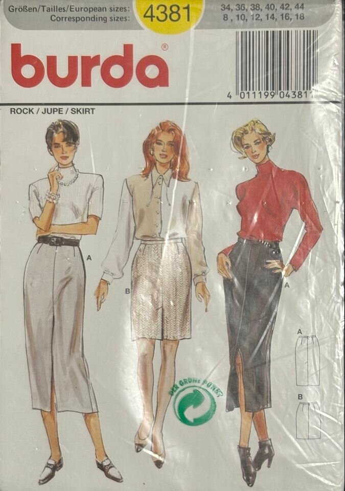 Выкройка Бурда (Burda) № 4381