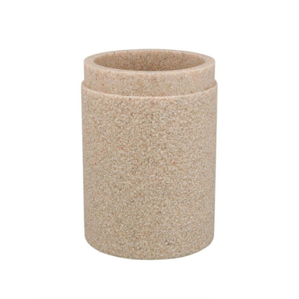 Стакан для ванной Zenfort Дюна настольный полирезин бежевый (106555)