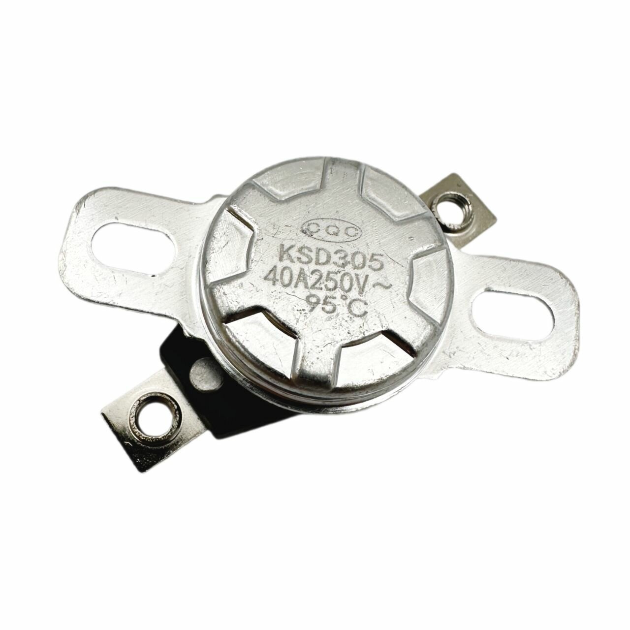 Термостат защитный с кнопкой 95C 40A/250V, KSD305-95